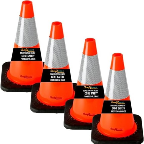 Storage & Organization | Comfitwear 18 Orange Traffic Cones 6 3m For ...